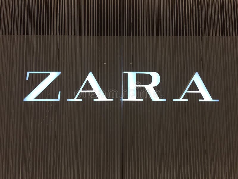 Marca de Zara fotografía editorial. Imagen de departamento - 104926077