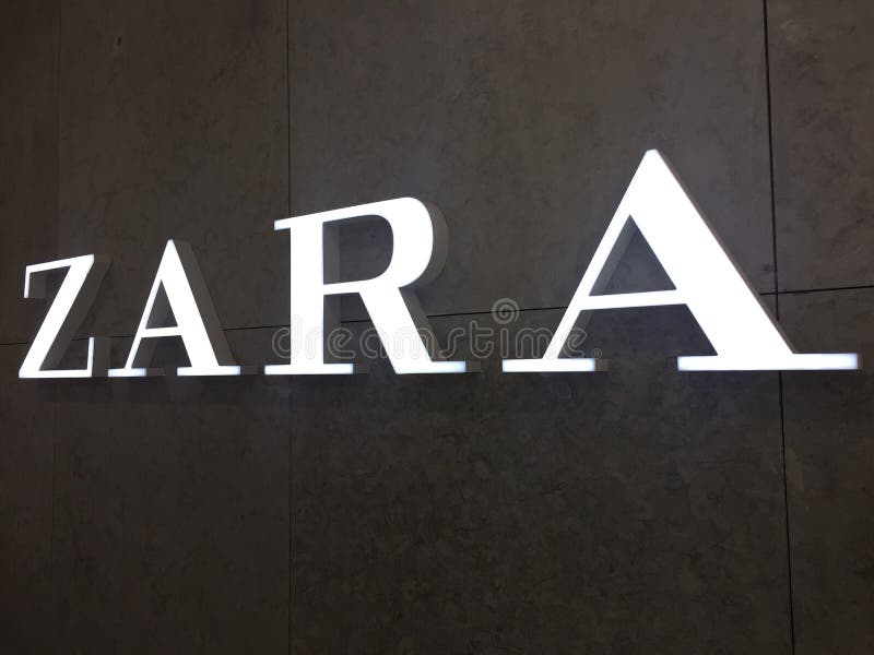 Marca de Zara fotografía editorial. Imagen de departamento - 104926077