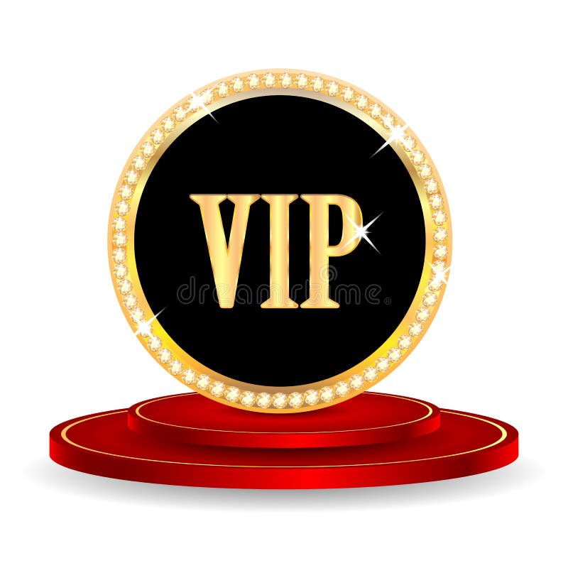 Marca del VIP ilustración del vector. Ilustración de gemstone - 35912814
