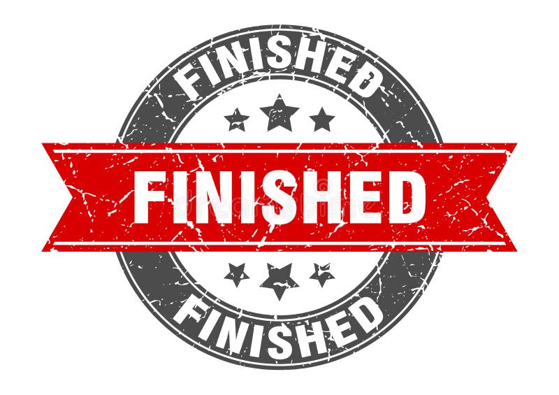 Marca finalizada ilustración del vector. Ilustración de fondo - 197727154