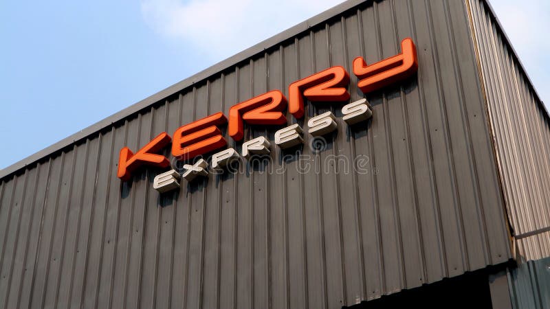 Marca Y Logotipo De Kerry Express Imagen editorial - Imagen de insignia ...