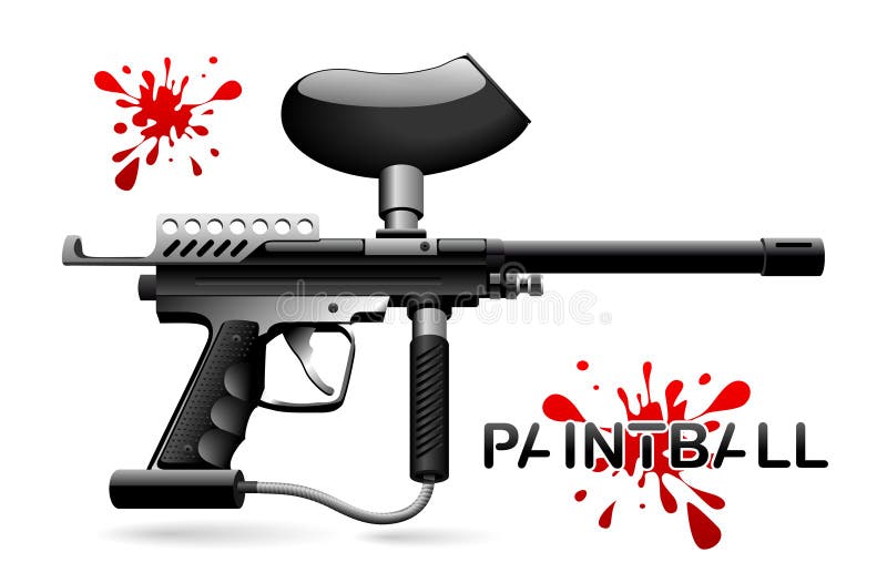 Marcador de Paintball ilustración del vector. Ilustración de elemento ... Marcador de Paintball ilustración del vector. Ilustración de elemento ...