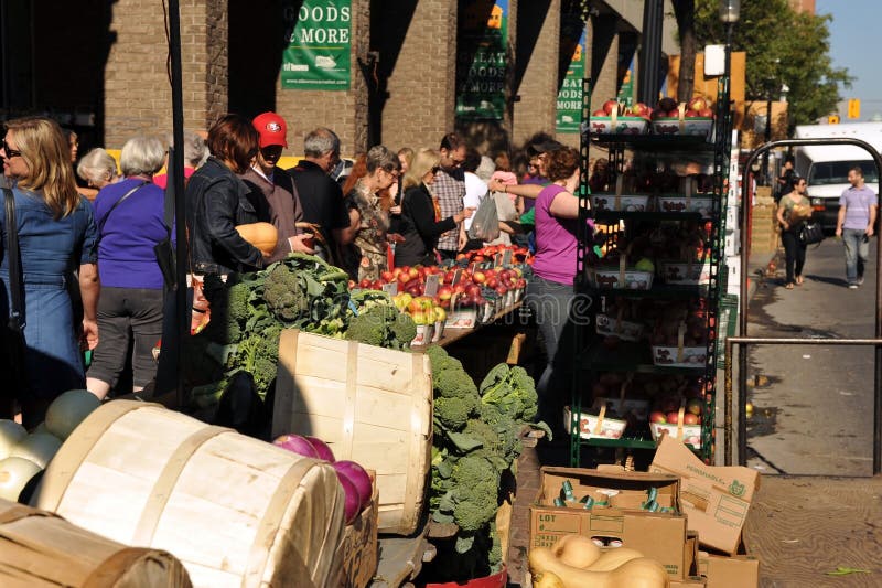 Marché Public De St Lawrence à Toronto, Ontario, Canada Photo stock ...