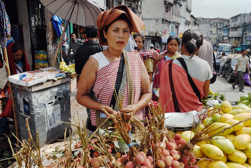 Marché indien photographie éditorial. Image du excursion - 17546612