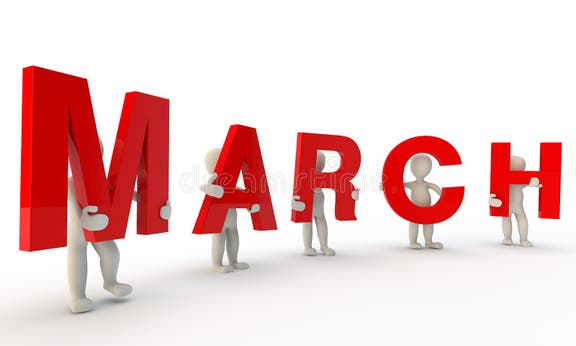 Cartoon March Month Stock Illustrations – 3,787 Cartoon March Month ...
