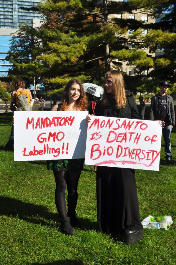 March Against Monsanto, Toronto Editorial Stock Image - Image of ...