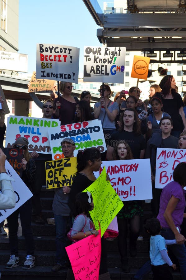 March Against Monsanto, Toronto Editorial Stock Image - Image of ...