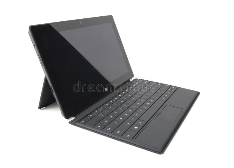 Microsoft Surface Pro Tablet Editorial Stock Image - Image of keyboard ...