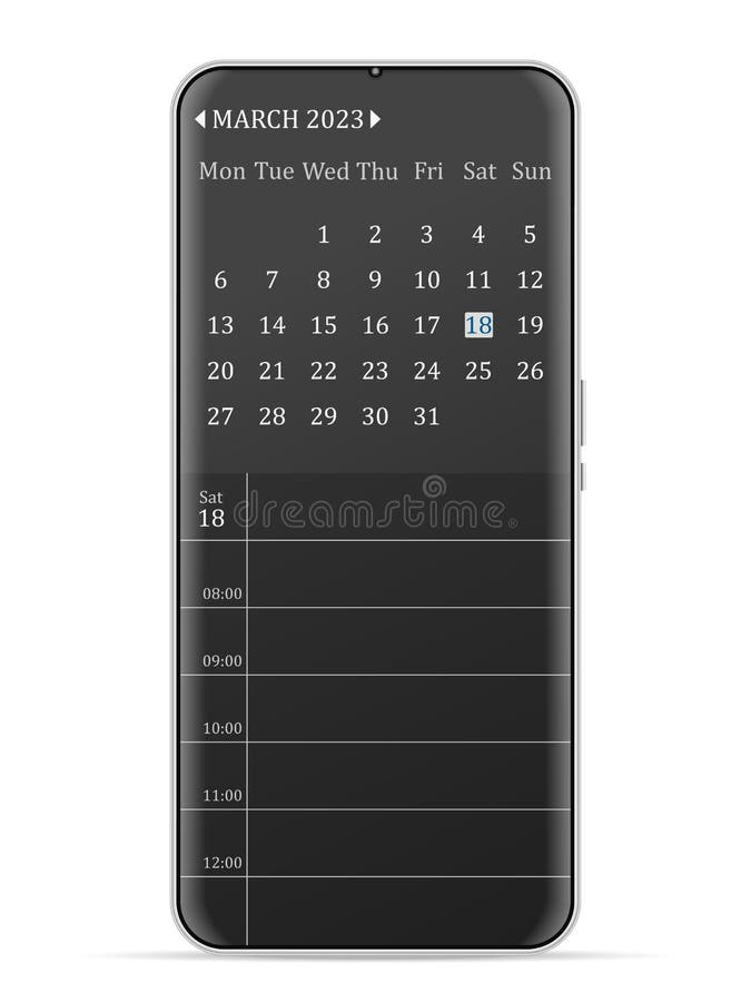 March 2023 Calendar Stock Illustrations – 5,667 March 2023 Calendar ...