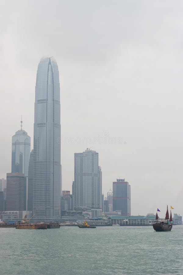30 March 2007 the Central at Day Time Hong Kong Harbour. China Stock ...