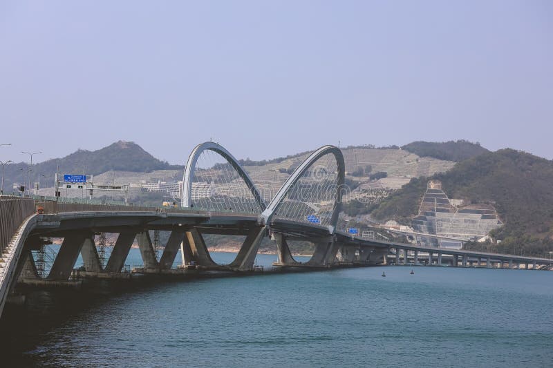 March 3 2023 Cross Bay Link at TKO Bay Hong Kong Editorial Stock Image ...