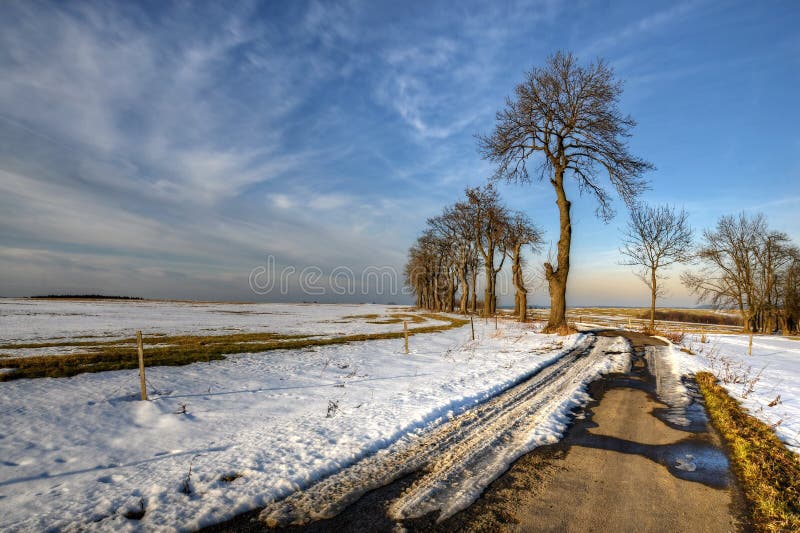 March in the Czech Countryside Stock Photo - Image of march, snow: 51978914