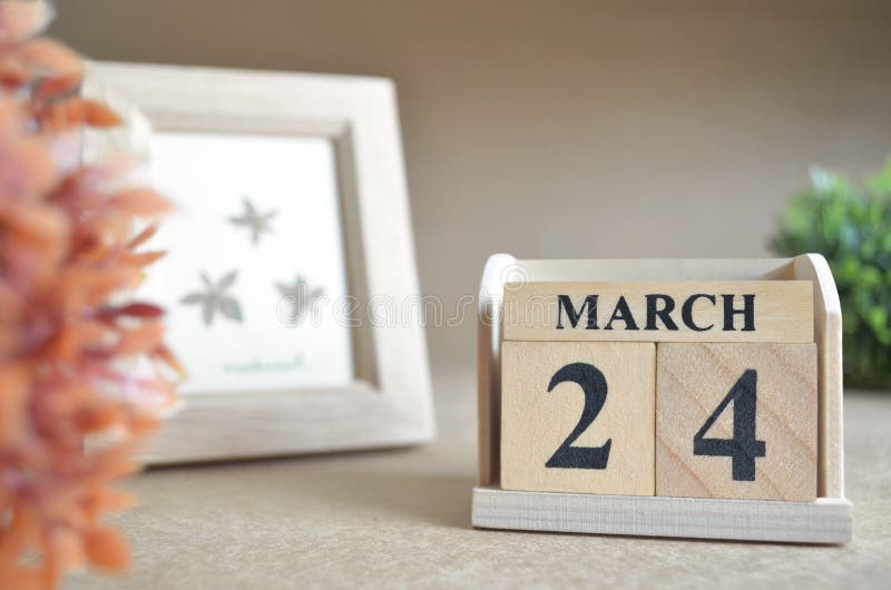 March 24, Natural Cover. stock image. Image of date - 199772433