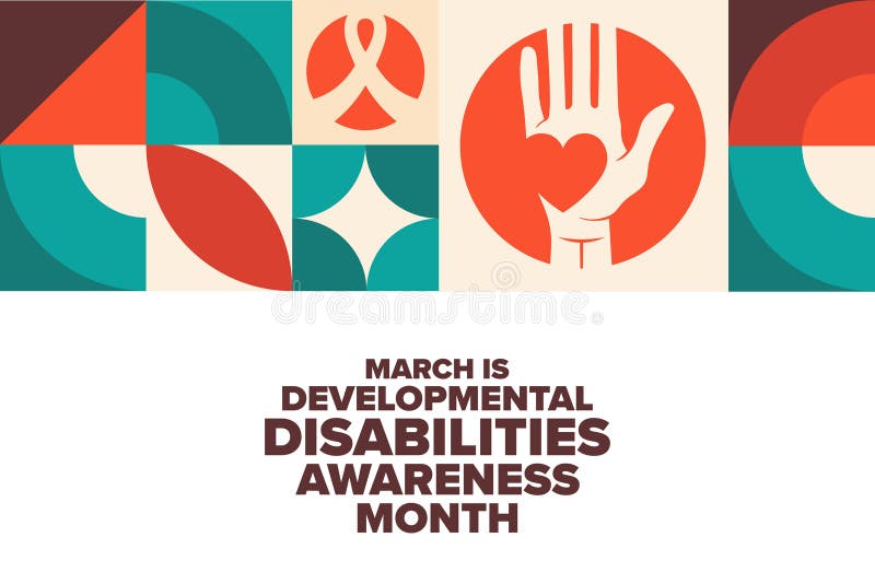 March is Developmental Disabilities Awareness Month. Template for ...