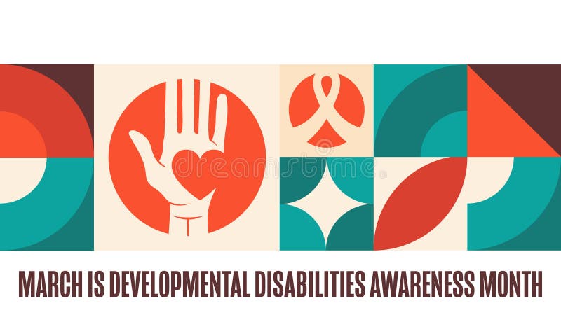 March is Developmental Disabilities Awareness Month. Template for ...