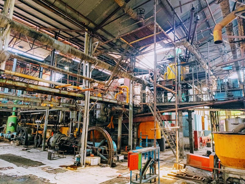 March 2024, Indonesia, Sugar Factory Machine Installation since 1916 ...