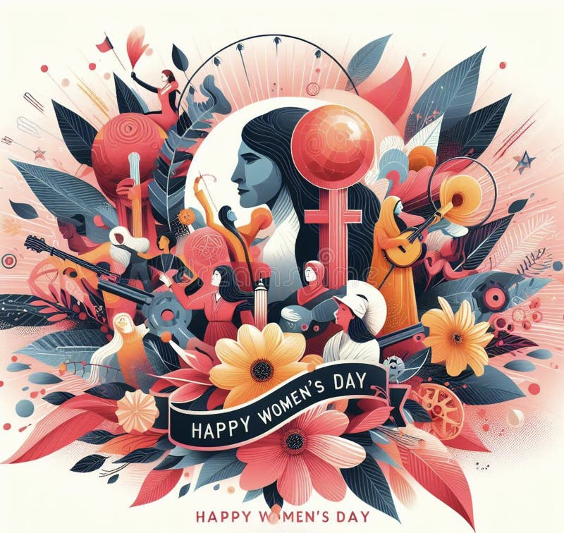 8 March International Women S Day for Power of the Women Stock ...