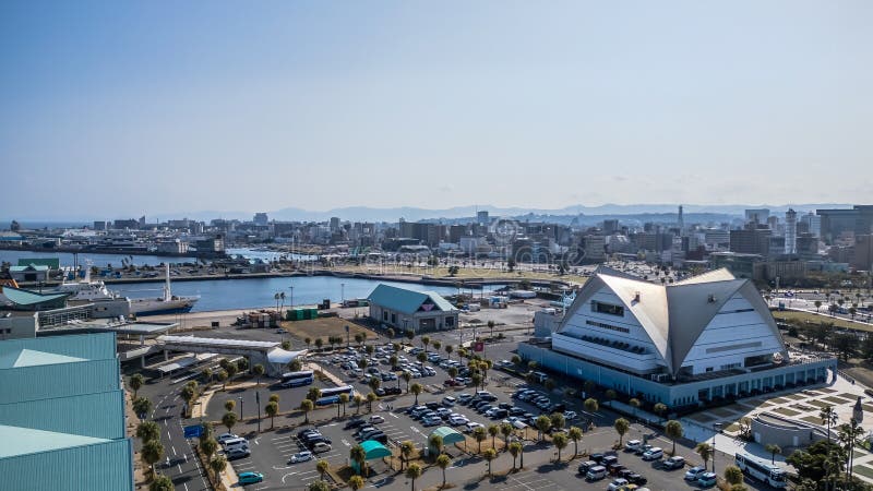 March 23 2025 a Modern Building by a Waterfront in an Urban Area, Japan ...