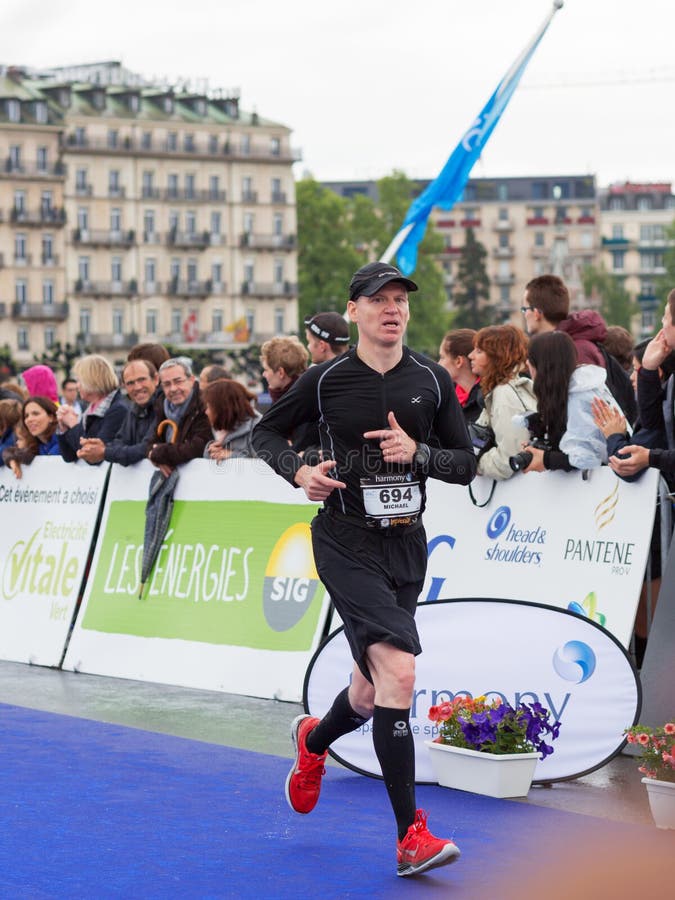 March, 3rd 2015. Harmony Marathon in Geneva. Switzerland Editorial ...
