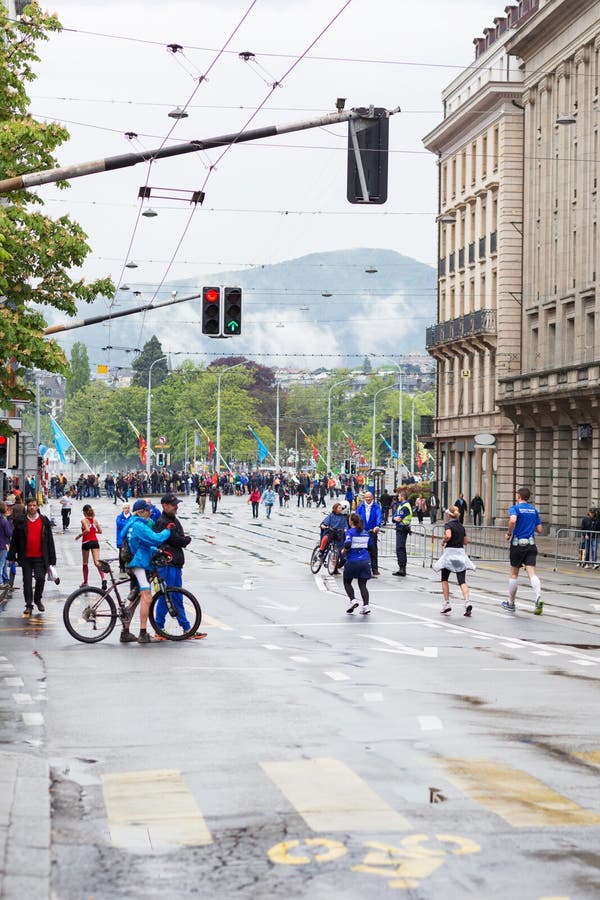 March, 3rd 2015. Harmony Marathon in Geneva. Switzerland Editorial ...