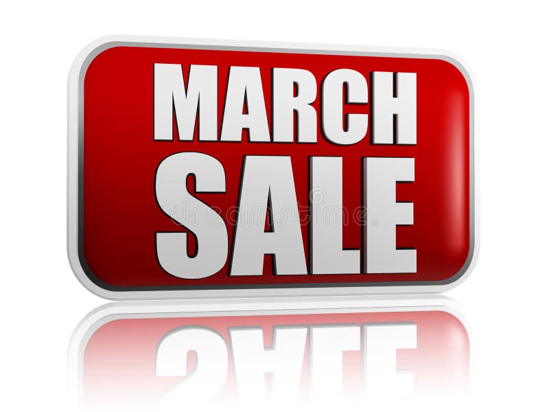March sale red banner stock illustration. Illustration of clearance ...