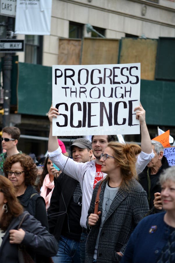 March for Science editorial stock image. Image of donald - 91182419
