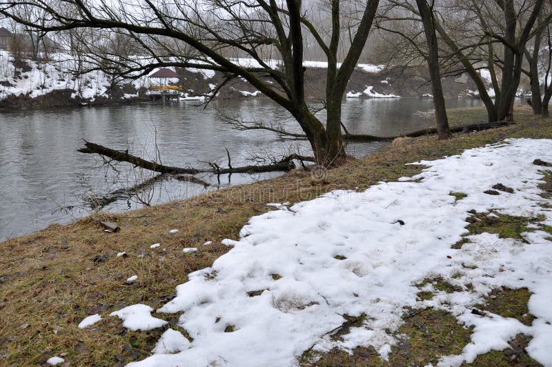 The March spring thaw_4 stock image. Image of spring - 83447311