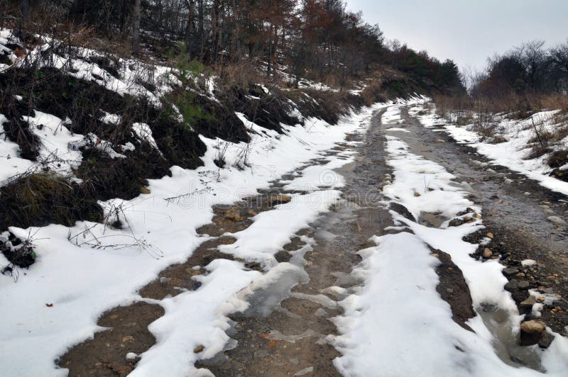 The March spring thaw_4 stock image. Image of blue, spring - 83399159