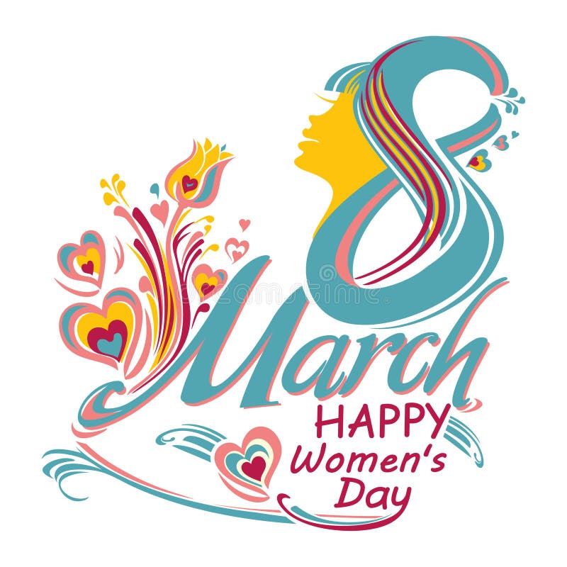 8 March. stock illustration. Illustration of flat, international - 86133614