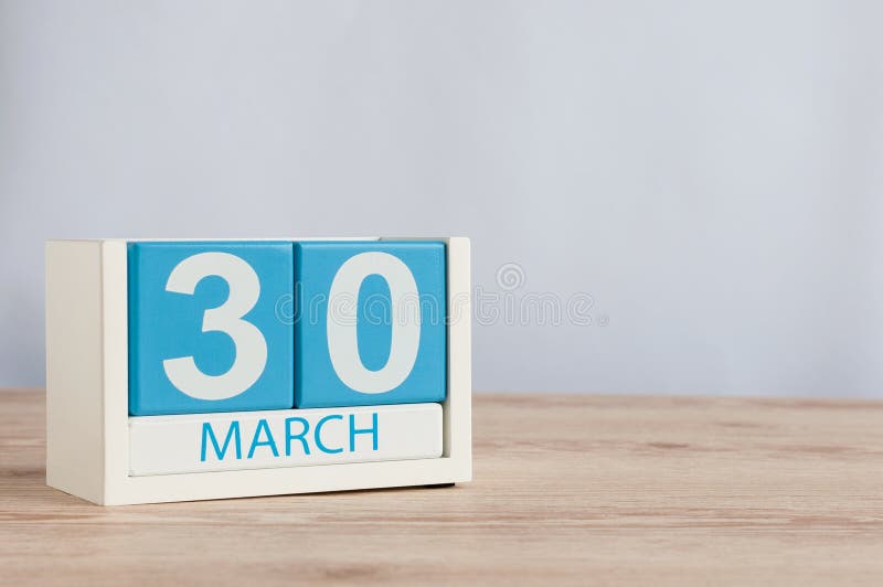 March - Wooden Carved Letters. Beginning of March Month, Calendar on ...