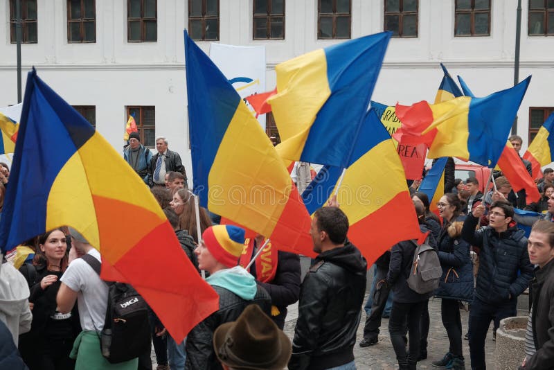 March for Union of Moldova with Romania Editorial Stock Photo - Image ...