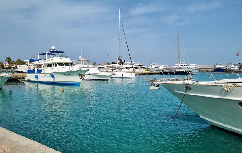 New Marina Harbor, in Hurghada. Editorial Stock Photo - Image of ...
