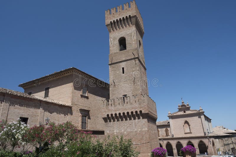Marche Di Ostra, Italia Alla Mattina Fotografia Stock - Immagine di ...