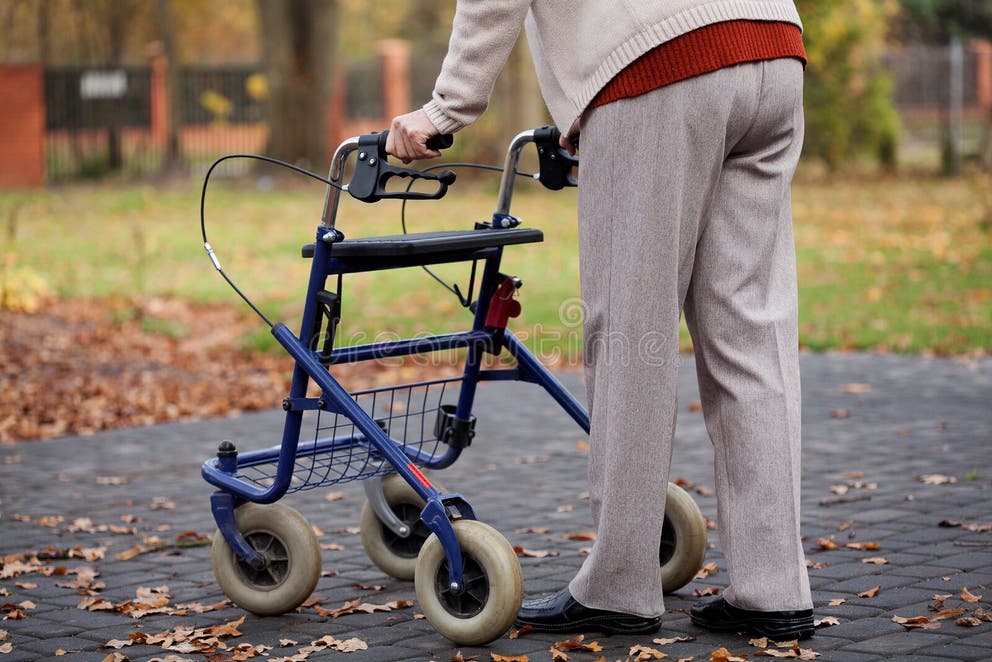 Marcheur photo stock. Image du portion, aîné, vieux, aide - 35554574