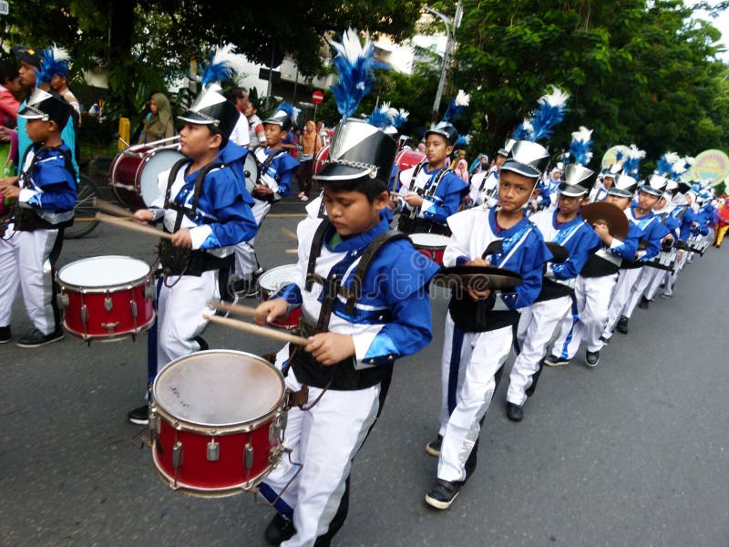Marching band editorial photo. Image of following, marching - 64717951