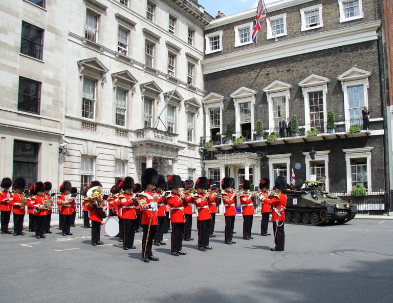Marching Band of the Coldstream Guards Editorial Stock Photo - Image of ...