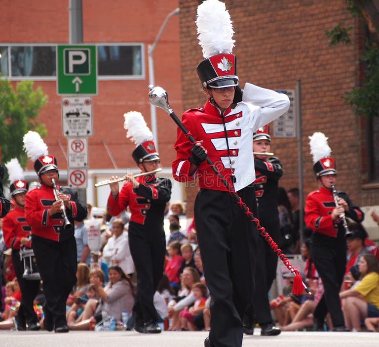 Marching Band in Edmonton S K-Days Parade 2013 Editorial Stock Photo ...