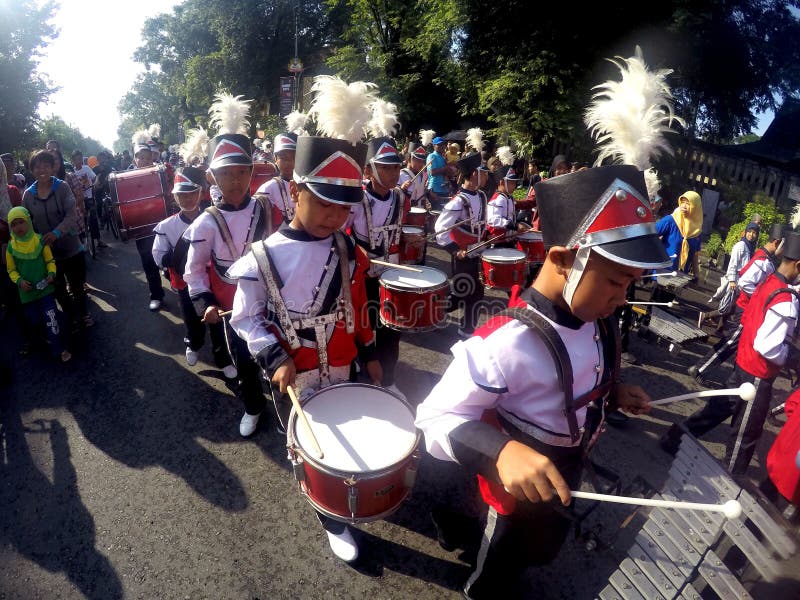 Marching band editorial stock image. Image of java, central - 52049714