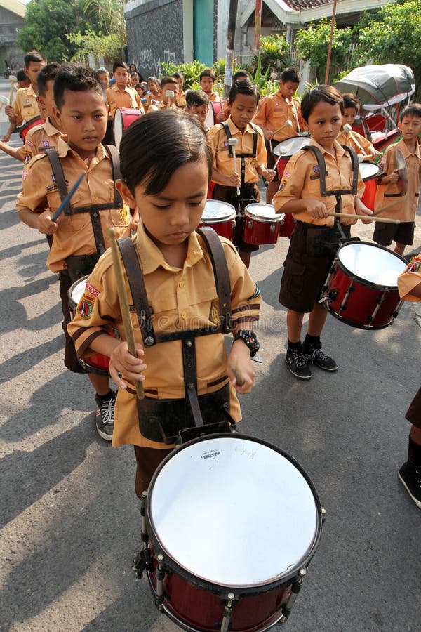 Marching band editorial stock photo. Image of outside - 63040738