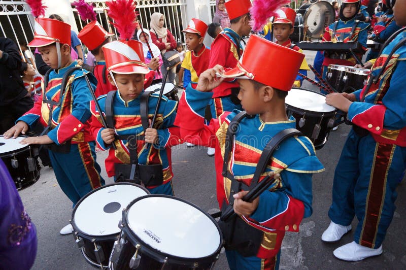 Marching band editorial photo. Image of elementary, java - 62681516