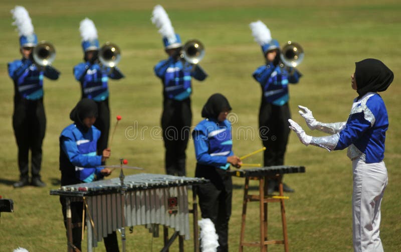 Marching Band editorial stock photo. Image of marching - 44485213