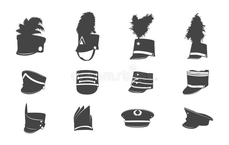 Marching Band Hat Silhouette, Marching Band Hat Vector, Marching Band ...