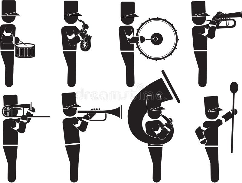 A Set of Stick Figures, Vector Illustration. Stock Vector ...