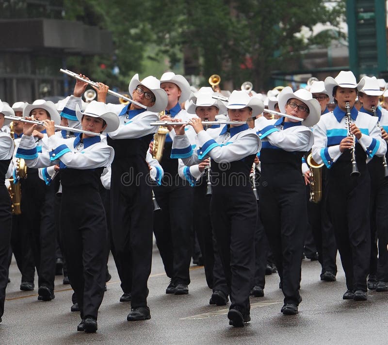 Marching Band with Instuments Editorial Stock Photo - Image of uniforms ...
