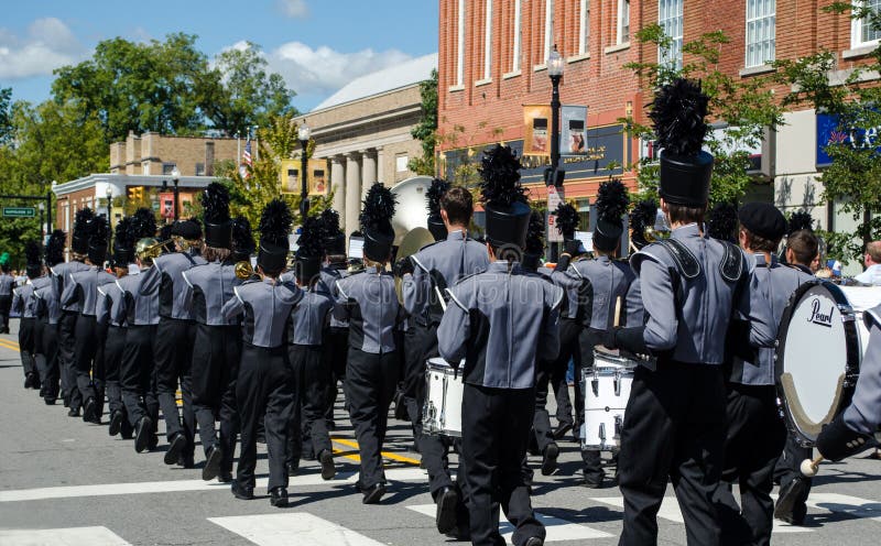 Marching Band Wind Instruments Editorial Photo - Image of male, music ...