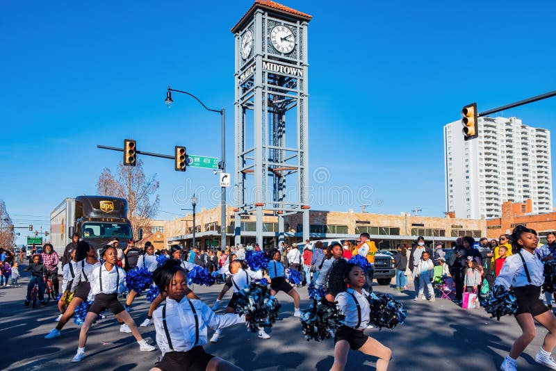 Marching Band in the Martin Luther King Jr. Parade Editorial Photo ...