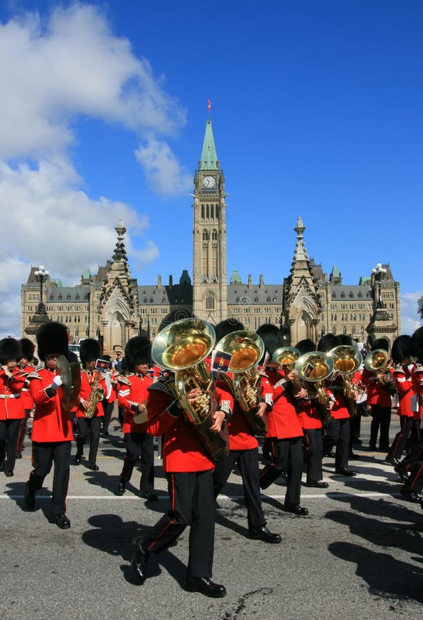 Marching Foot Soldiers of the French Guard. Editorial Photo - Image of ...