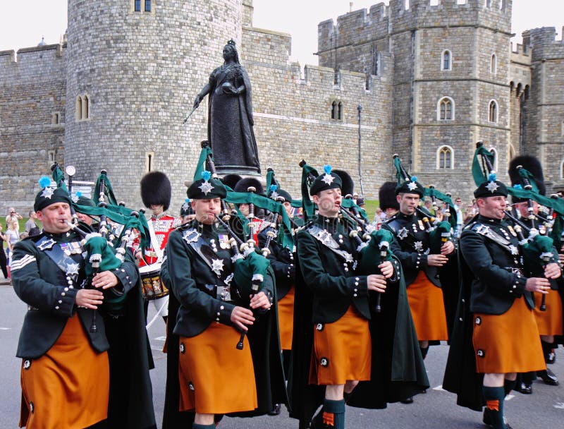 Marching Band of the Royal Irish Rangers Editorial Photo - Image of ...
