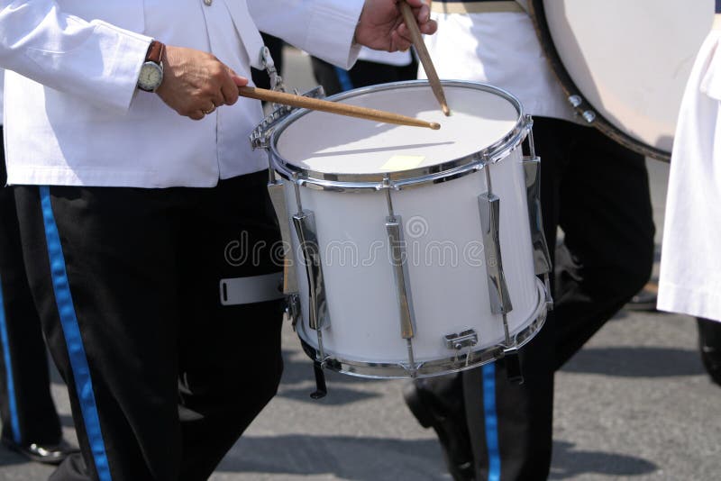Marching drummer stock photo. Image of male, person, drum - 1305572