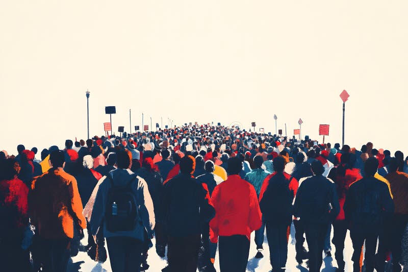 Marching Together: the Power of Unity in the Fight for Justice Stock ...